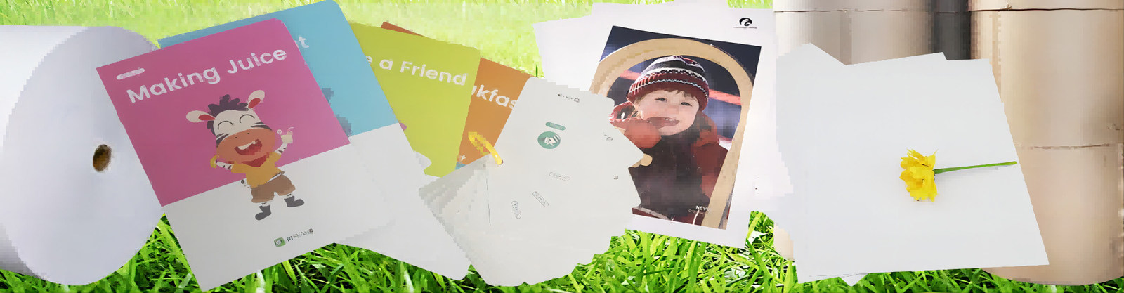 품질 아트 코팅 종이 & 스티커 라벨 종이 공장 from China